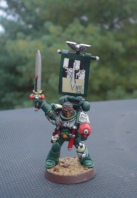 CoolMiniOrNot - Dark Angels Captain by cygnus46