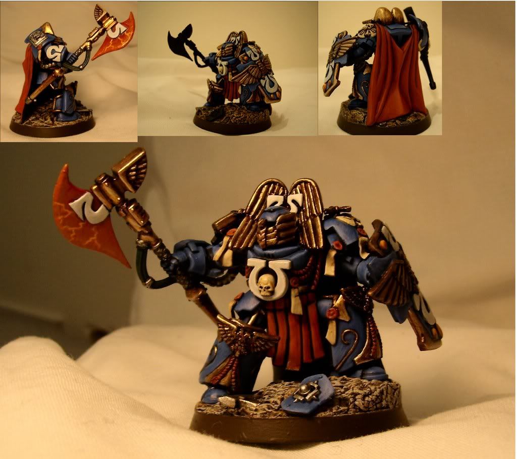 CoolMiniOrNot - Ultramarines Commander by ziggy82