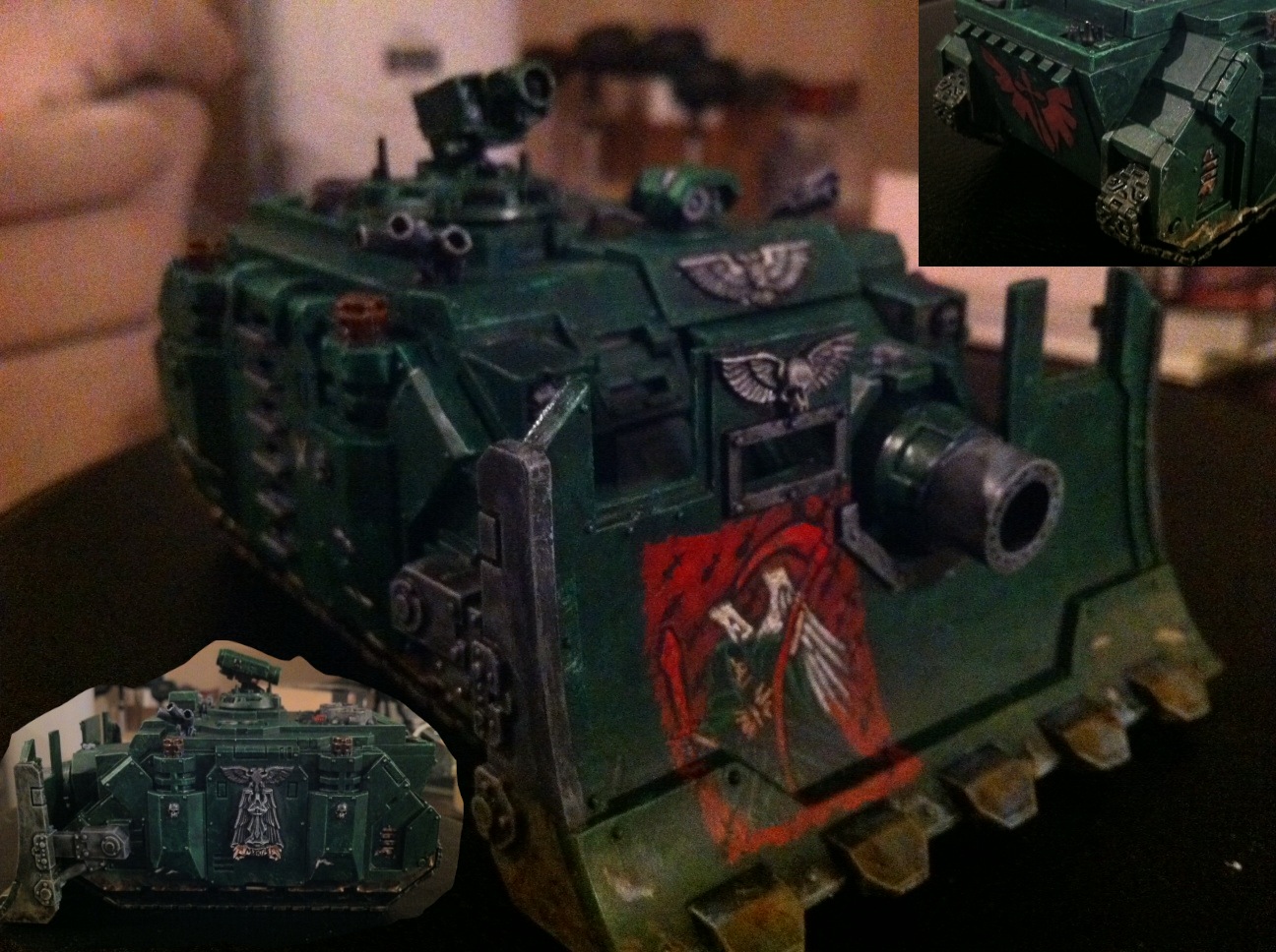 CoolMiniOrNot - Dark Angels Vindicator by zell127