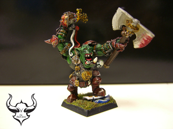 CoolMiniOrNot - Grimgor Ironhide by Black horn