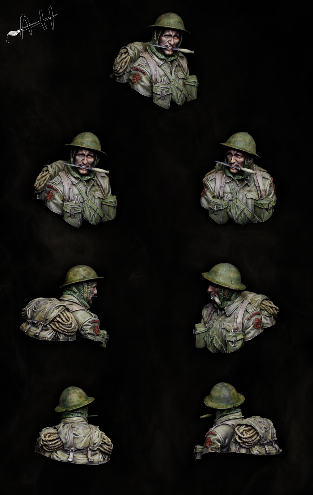 CoolMiniOrNot - British Commandos WWII - Scale 1:10 - (2017) by bapfometh