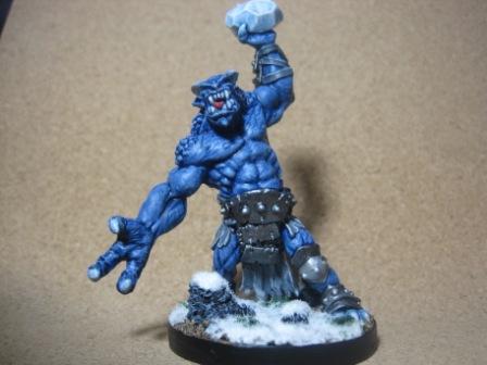 CoolMiniOrNot - Ice Troll by rj_letourneau