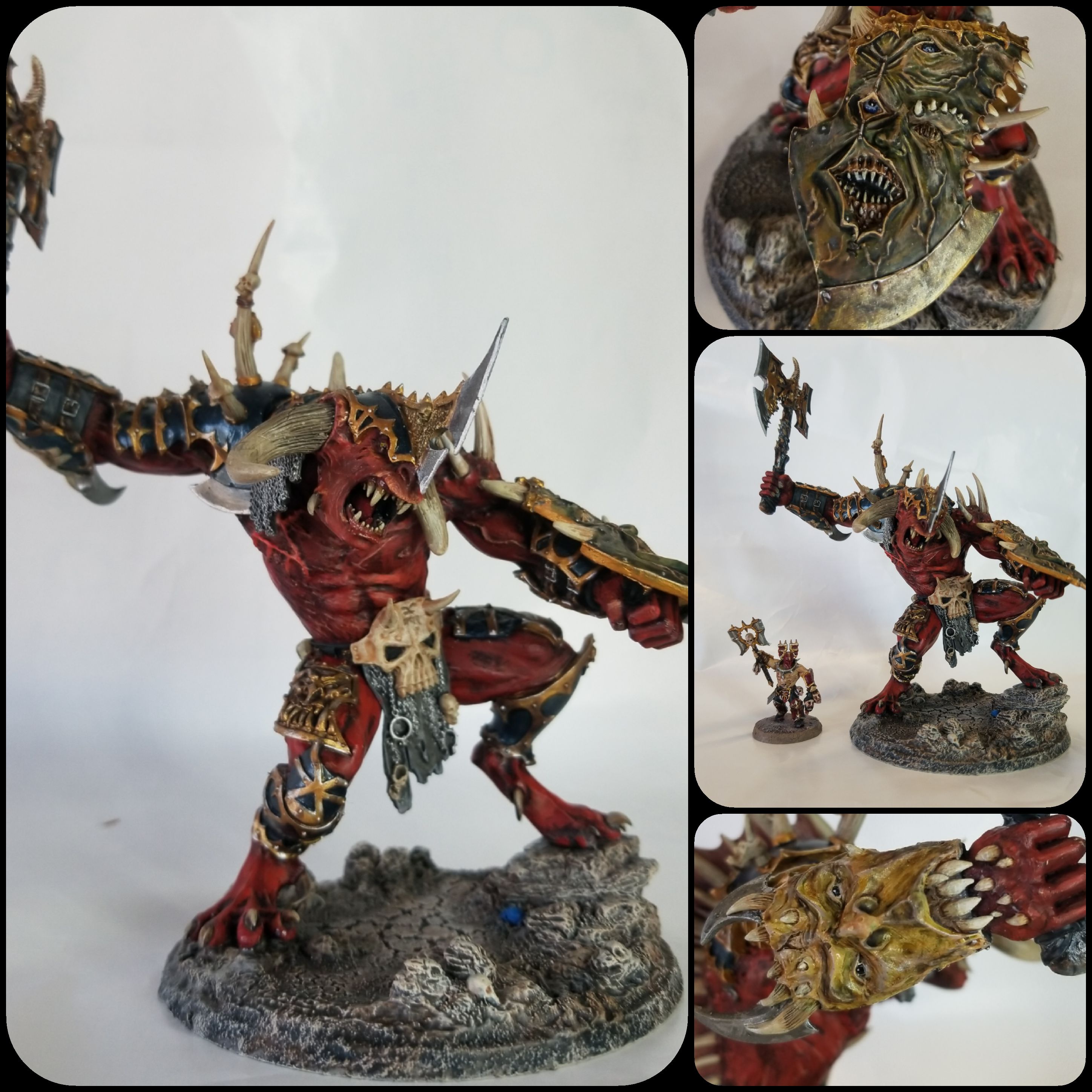 CoolMiniOrNot - Mazarall the Butcher, Demon Prince of Khorne by Rainherald