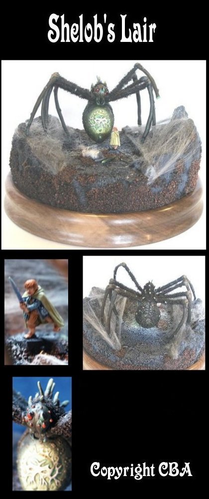 CoolMiniOrNot - Shelob's Lair by CBA