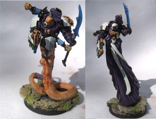 CoolMiniOrNot - Slaanesh aspiring champions in terminator armour by ...