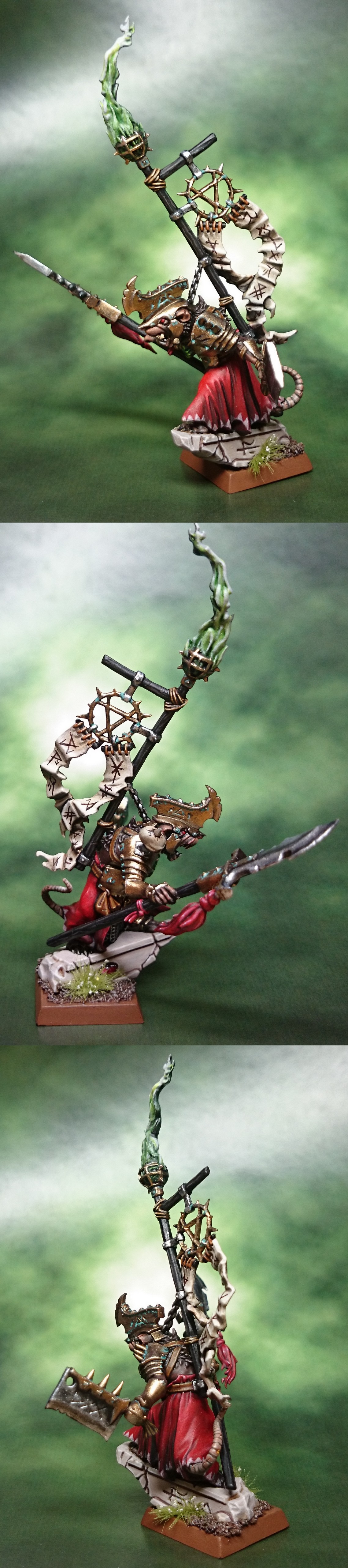 CoolMiniOrNot - Skreet Vermin - Skaven Warlord (Island of Blood) by red ...