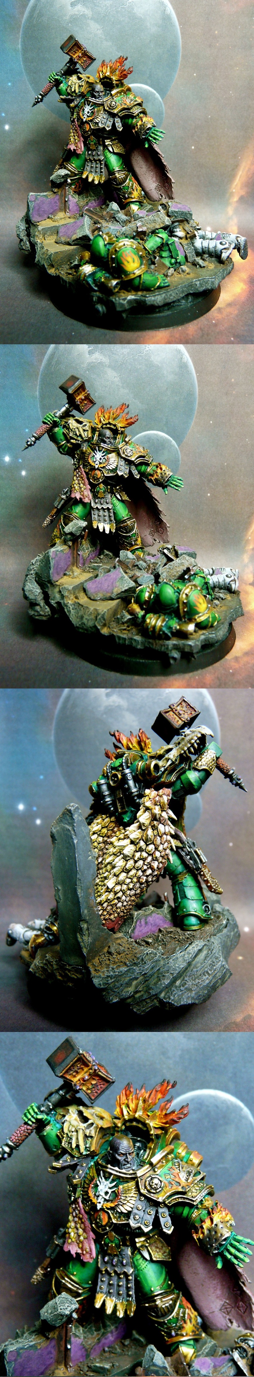 CoolMiniOrNot - Vulkan Salamanders Primarch by RAFF