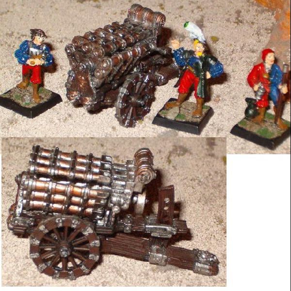 CoolMiniOrNot - Empire Hellbaster Volley gun by landshaper