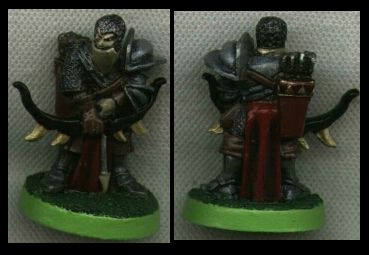 CoolMiniOrNot - Obsidian Serpent Archer 1 by SpinningCharlie