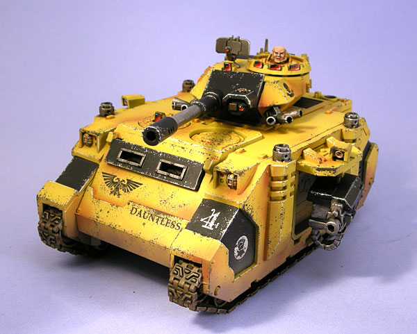 CoolMiniOrNot - Imperial Fists Predator by Jarrett