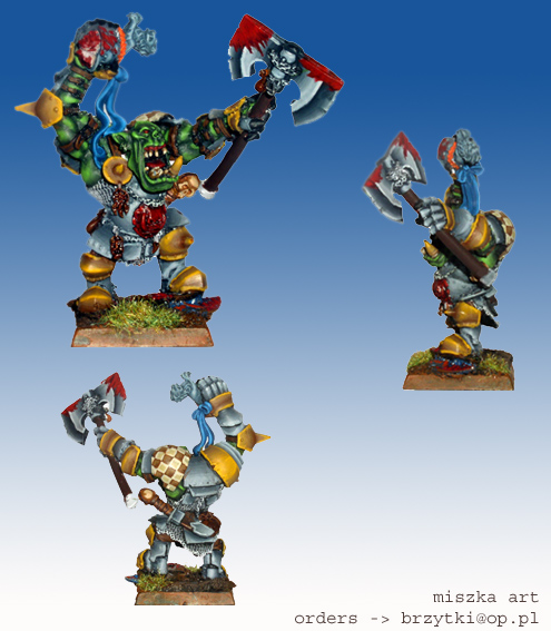 CoolMiniOrNot - Grimgor Ironhide Orc Warboss by MiszkA