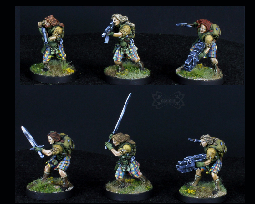 CoolMiniOrNot - Infinity Ariadna 45th Highlanders--Clan Buchanan by ...