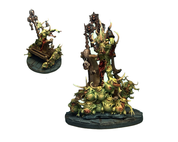 CoolMiniOrNot - Epidemius / Herald of Nurgle on Palanquin by haedrin