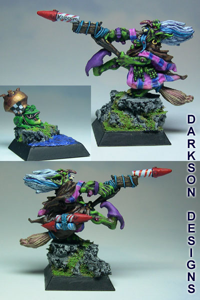 CoolMiniOrNot - Babayagob and War Toad by Darkson Designs