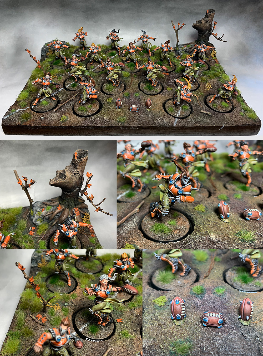 CoolMiniOrNot - Elven union team for Bloodbowl by Pixmen