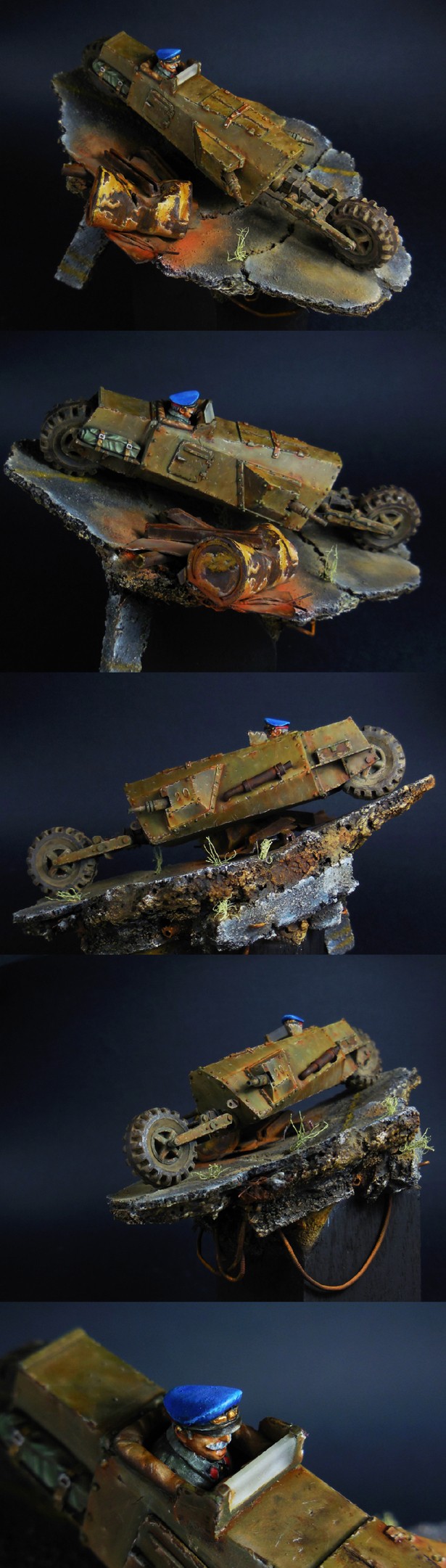 CoolMiniOrNot - Imperial Guard Commissar's Tank Bike by DSX