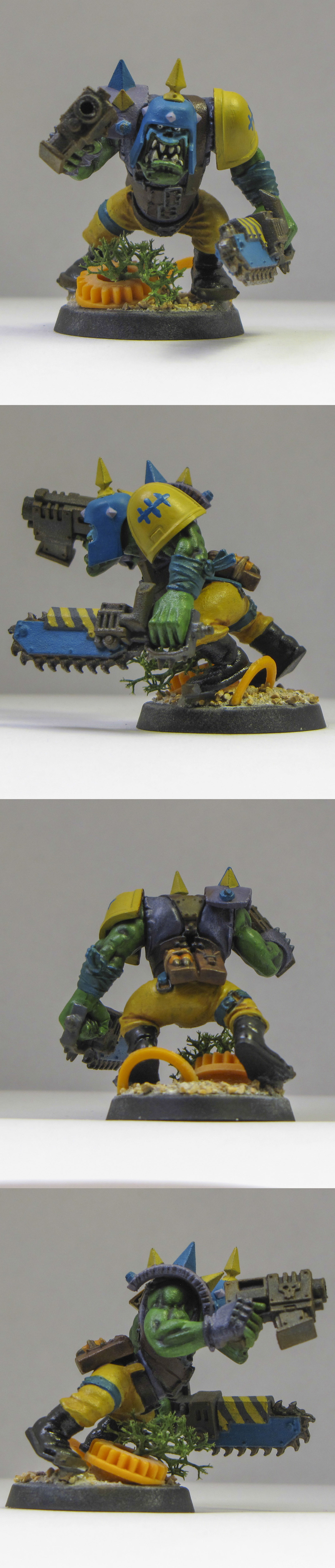 CoolMiniOrNot - Ork 'ardboy with Chain Sword by txborntxproudks