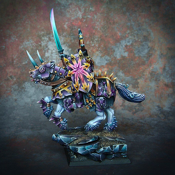 CoolMiniOrNot - Chaos Slaanesh Knight by grimgor poland