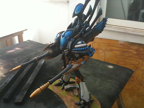 CoolMiniOrNot - Altanasar Craftworld Warlock Titan view #2 . by krommeldar