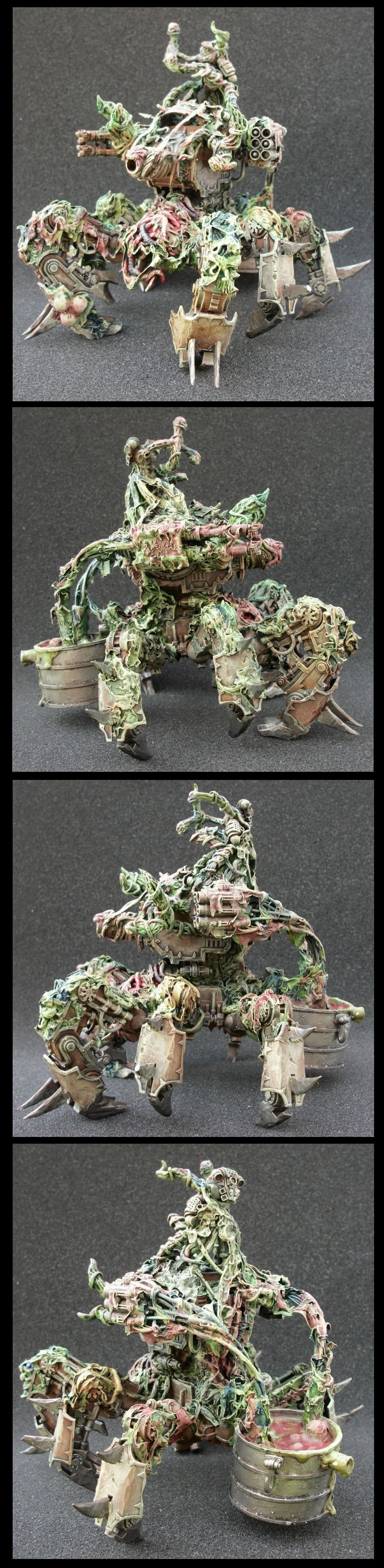 CoolMiniOrNot - Chaos Space Marine Nurgle Defiler by rumplemaster
