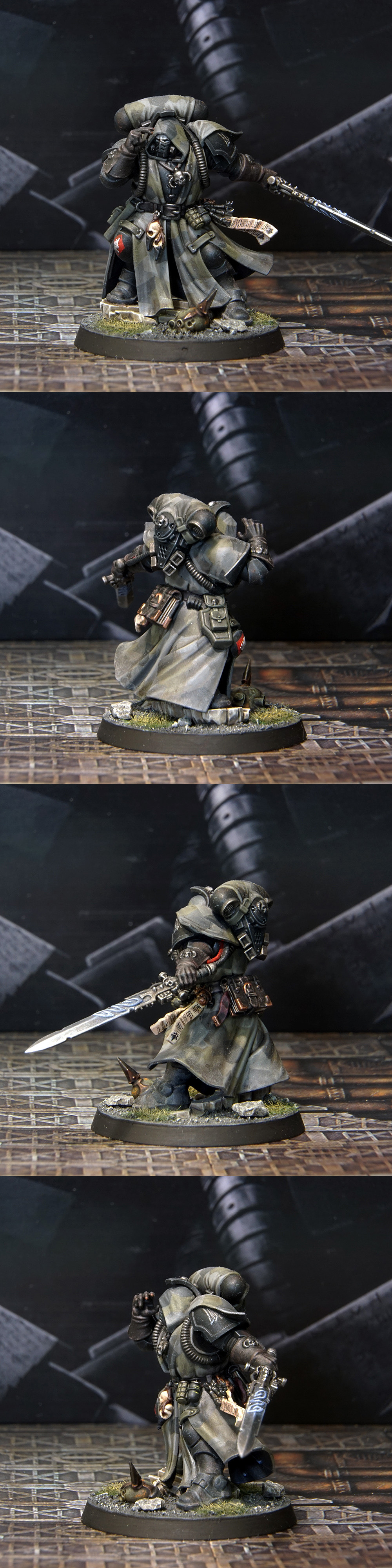 CoolMiniOrNot - Raven Guard Librarian in Phobos Armor by matveyev_d