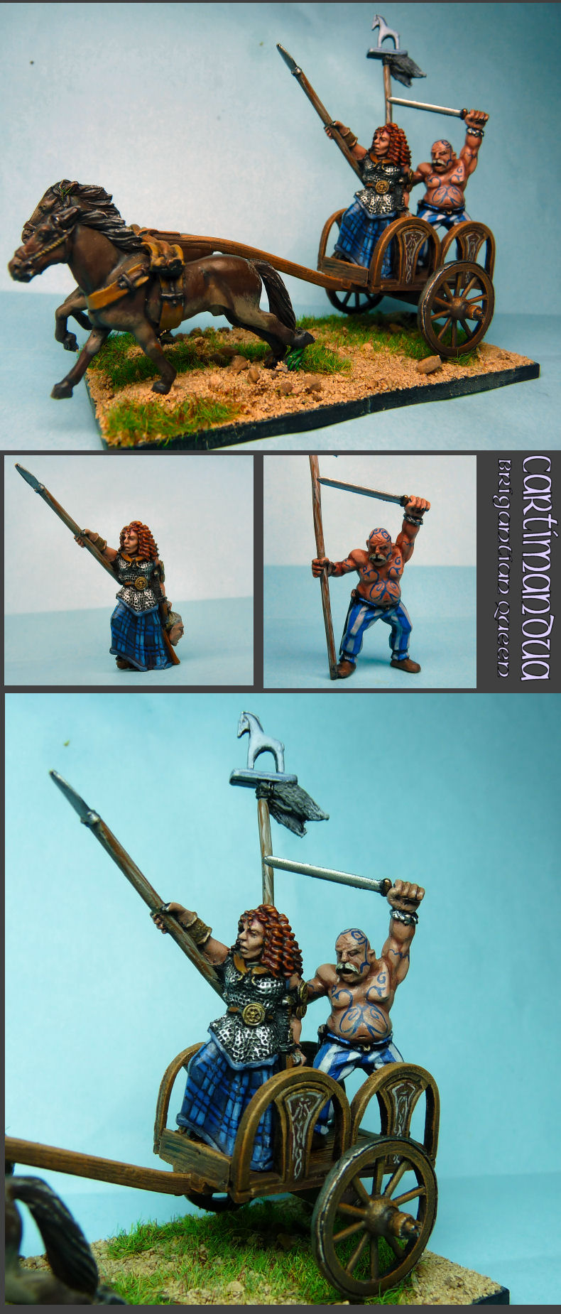 CoolMiniOrNot - Cartimandua: Brigantian Queen by Undave