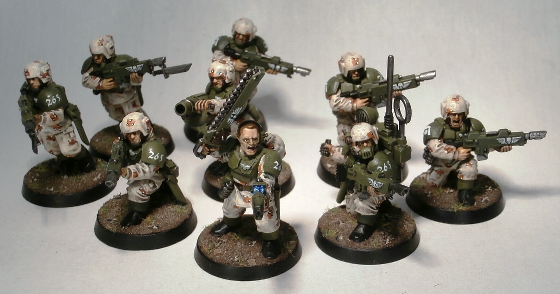 CoolMiniOrNot - Squad 265, Imperial Guard by Elmo9141