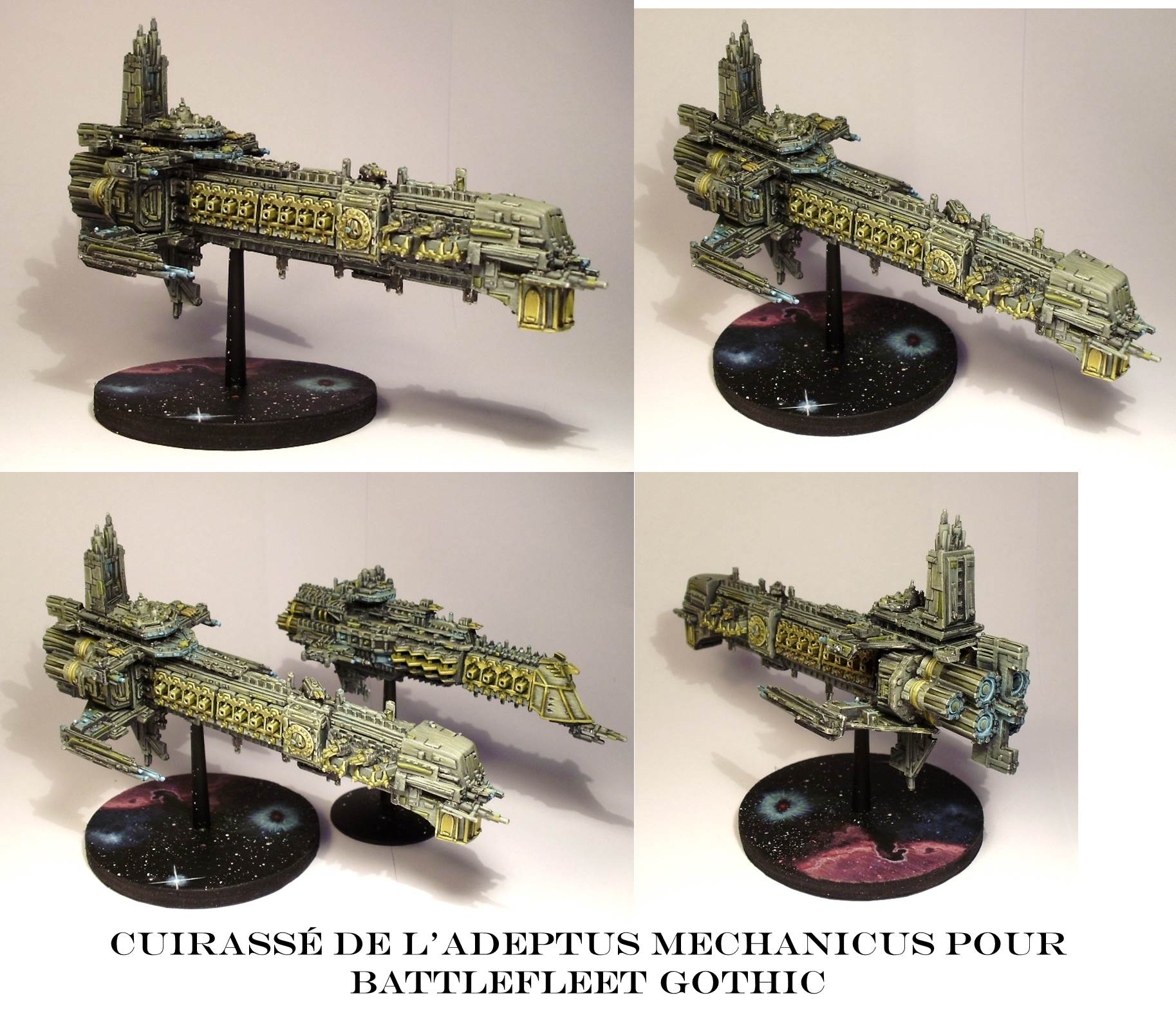 CoolMiniOrNot - Imperial Adeptus mechanicus Battleship - Battlefleet ...