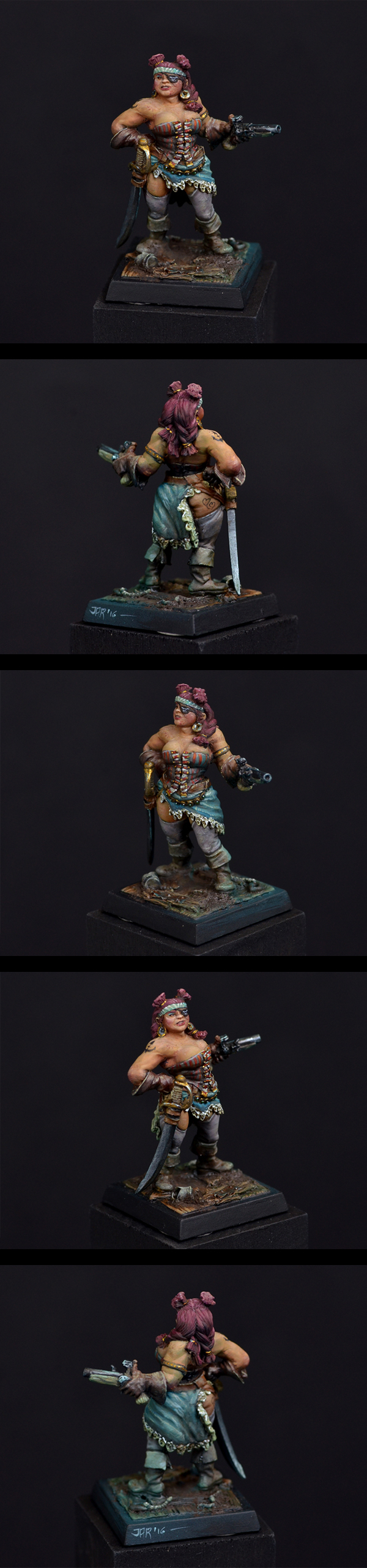 CoolMiniOrNot - Freebooter's Fate: Captain Lapesa by jarhead