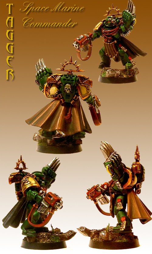 CoolMiniOrNot - Space Marine Commander Final by Tagger