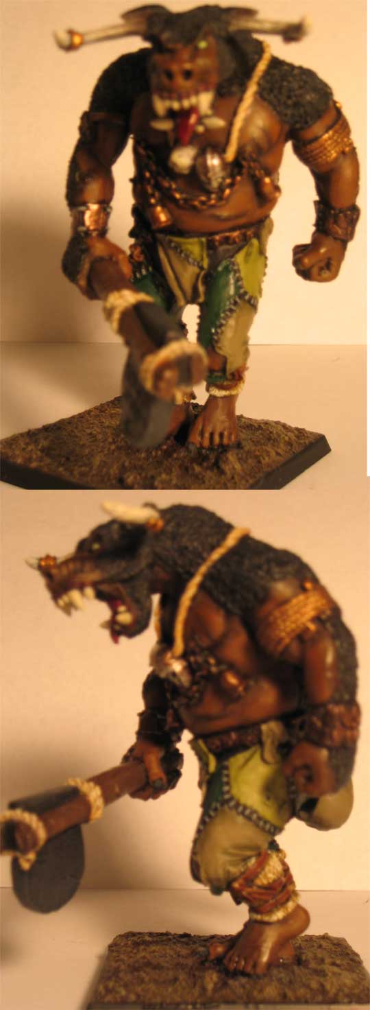 CoolMiniOrNot - Chaos Minotaur Giant by super liba