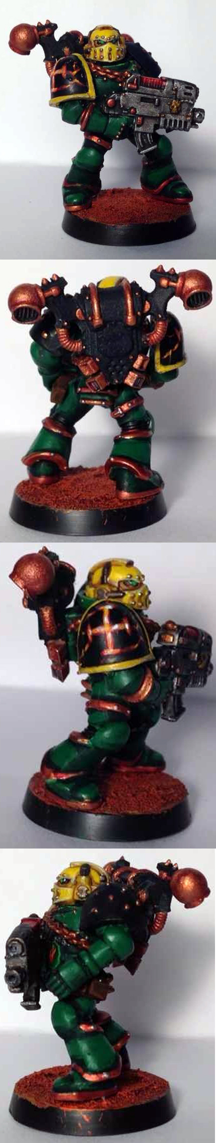 CoolMiniOrNot - Salamander's sternguard by Brother Kadmaeus