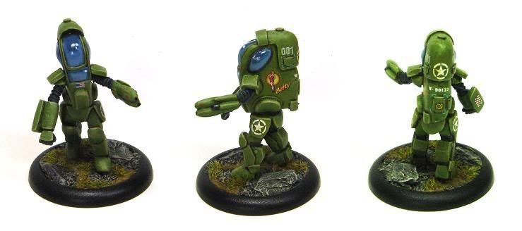 CoolMiniOrNot - Darkson Designs AE-WWII US Buffalo Power Armor by ...