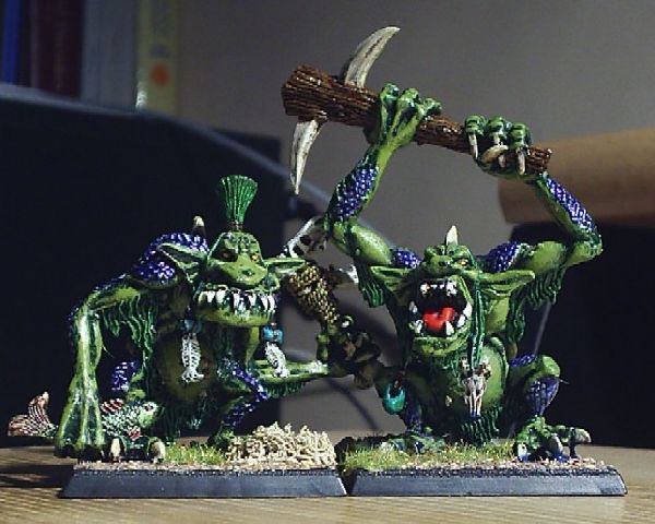 CoolMiniOrNot - Slimy River Trolls by Quase