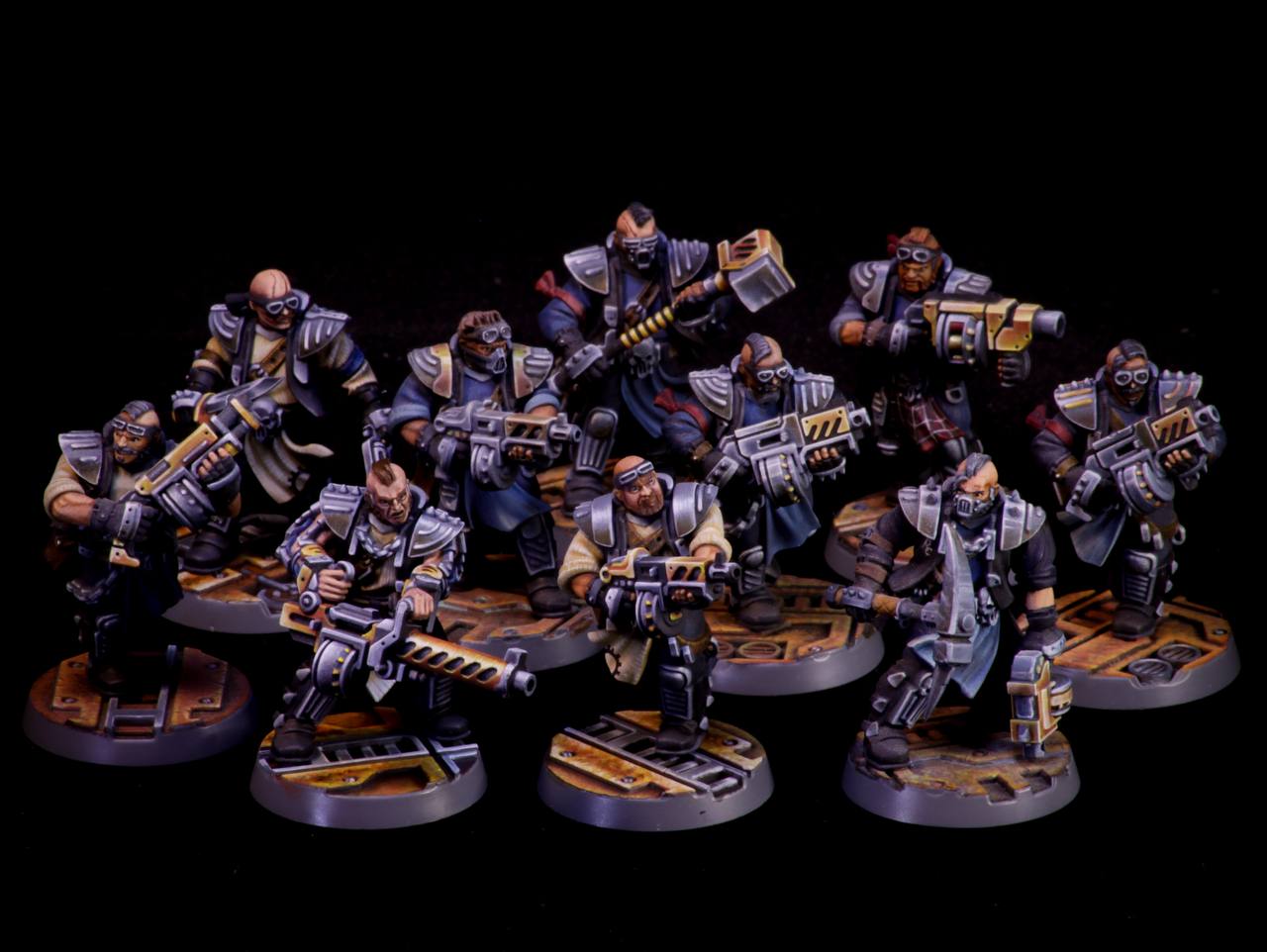 CoolMiniOrNot - Necromunda Orlock Gang by El Sabel