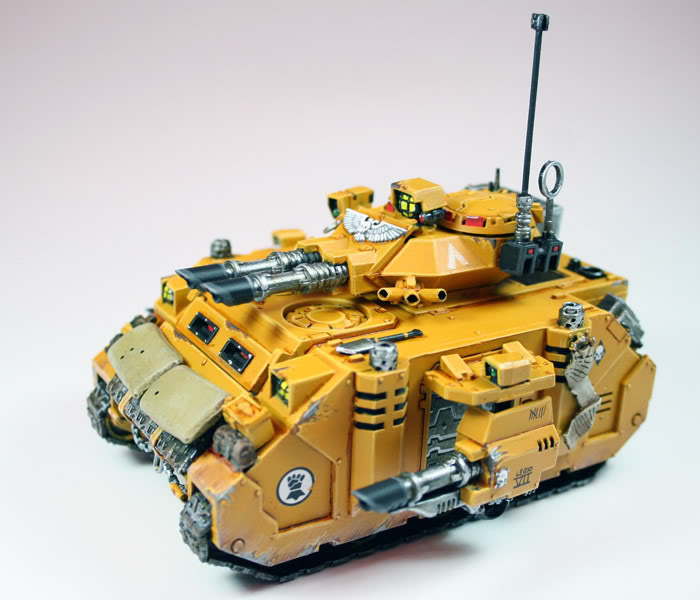 CoolMiniOrNot - Imperial Fists Predator by MarshalSejanus