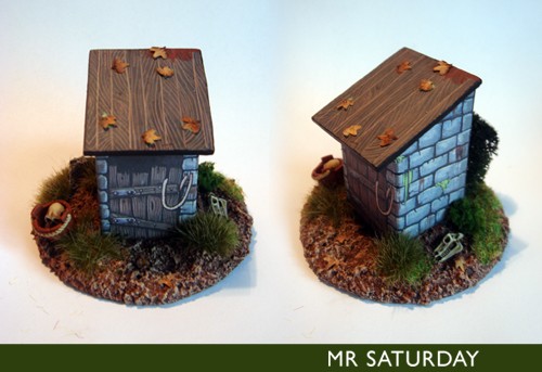 CoolMiniOrNot - Haunted Outhouse by mrsaturday