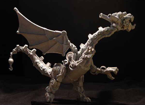 CoolMiniOrNot - steam powered dragon by Shawn R. L.