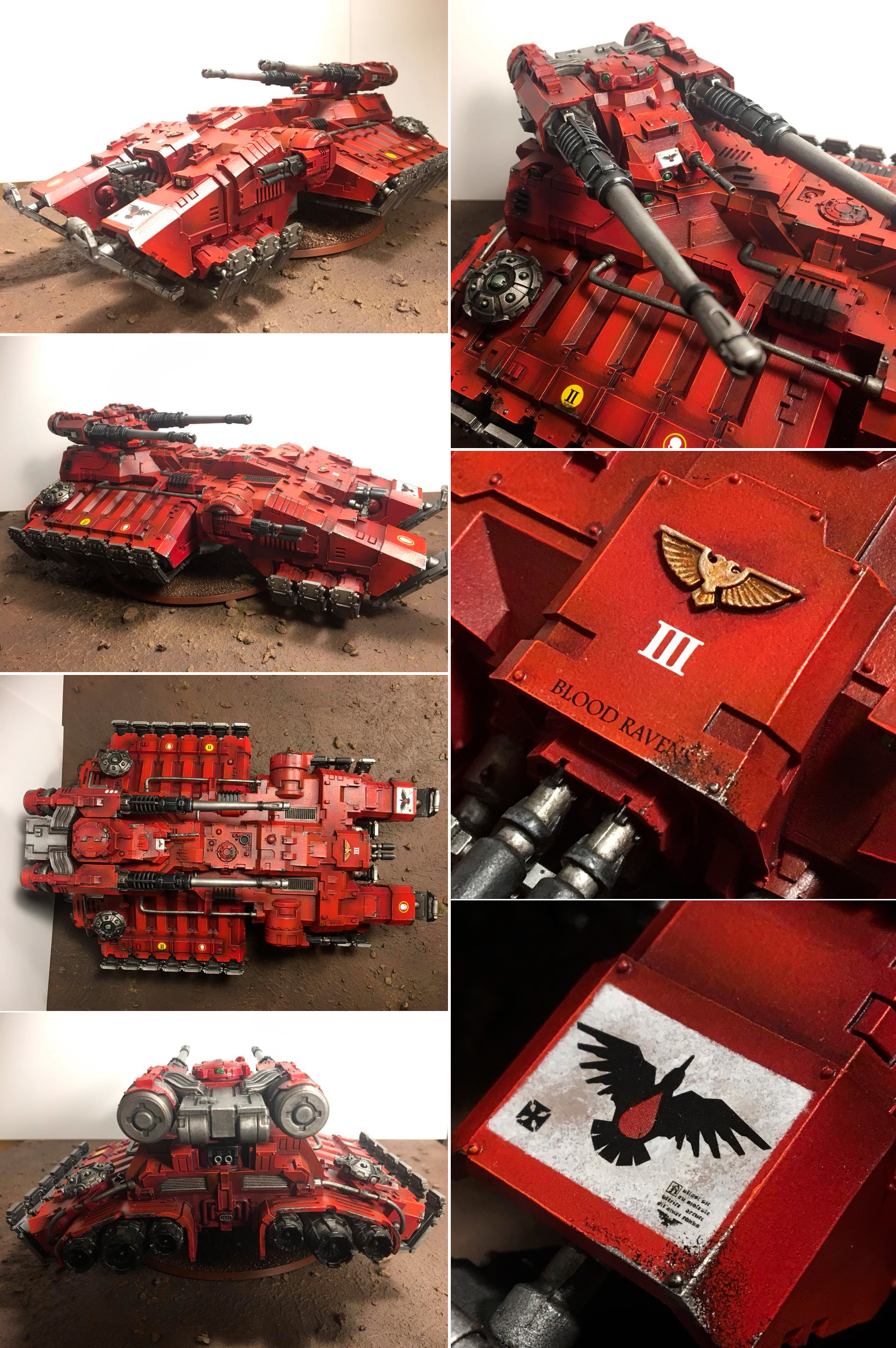 CoolMiniOrNot - Astraeus super heavy tank primaris by camille.d