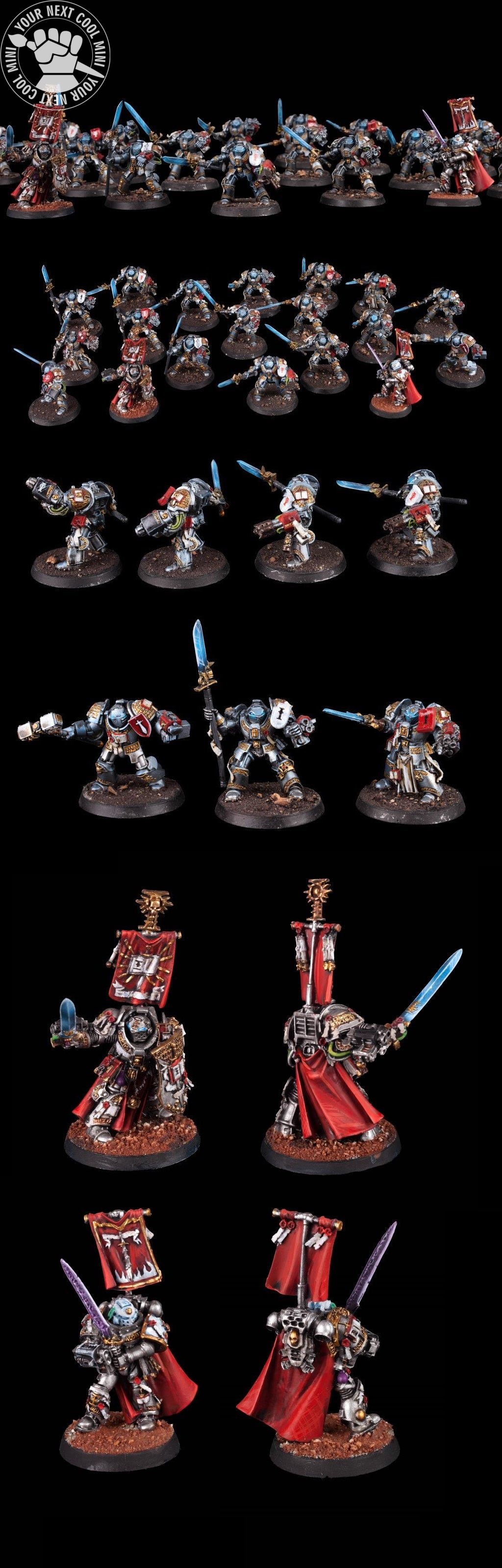 CoolMiniOrNot - Warhammer 40K, Grey Knights, Terminators Army by cool ...