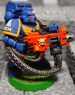 CoolMiniOrNot - Ultramarine Heavy Bolter by craigmon