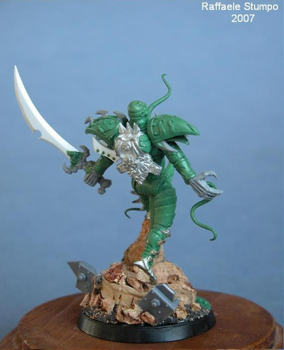 CoolMiniOrNot - Styrkaar -Lord of Slaanesh- Green by Raffaele Stumpo