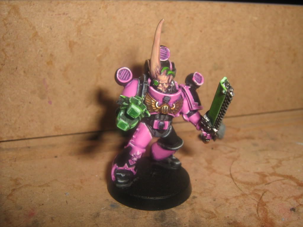 CoolMiniOrNot - Slaanesh Marine(minus basing) by hexter