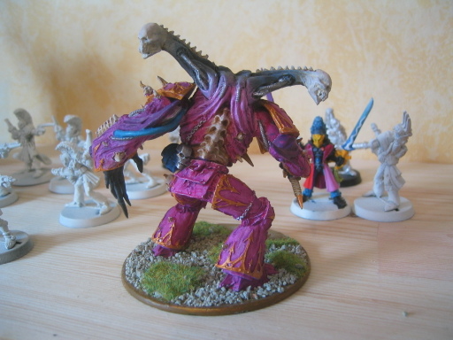 CoolMiniOrNot - Slaanesh Daemon Prince rear by Hybrid9
