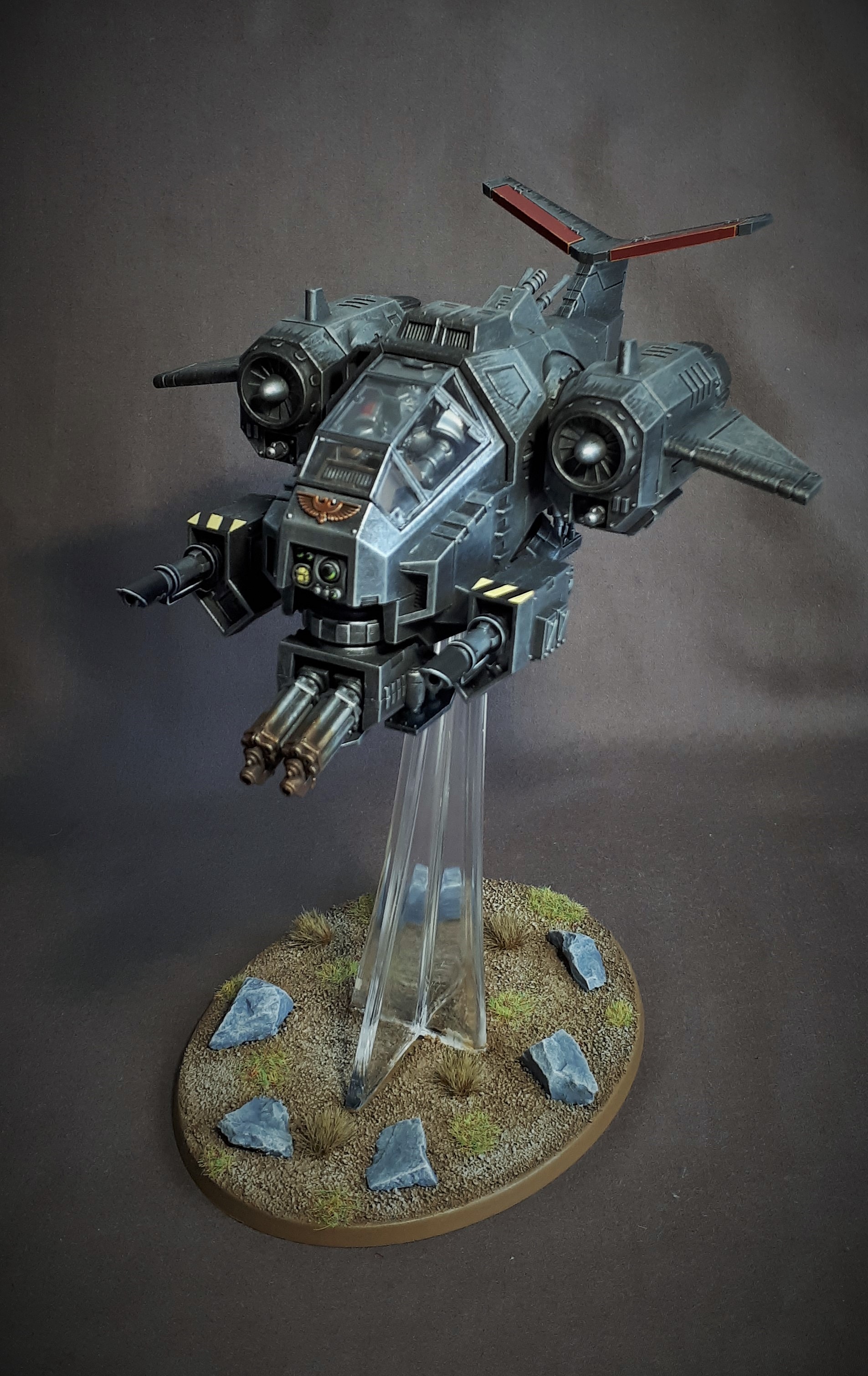 CoolMiniOrNot - Grey Knights Stormtalon Gunship by Matias