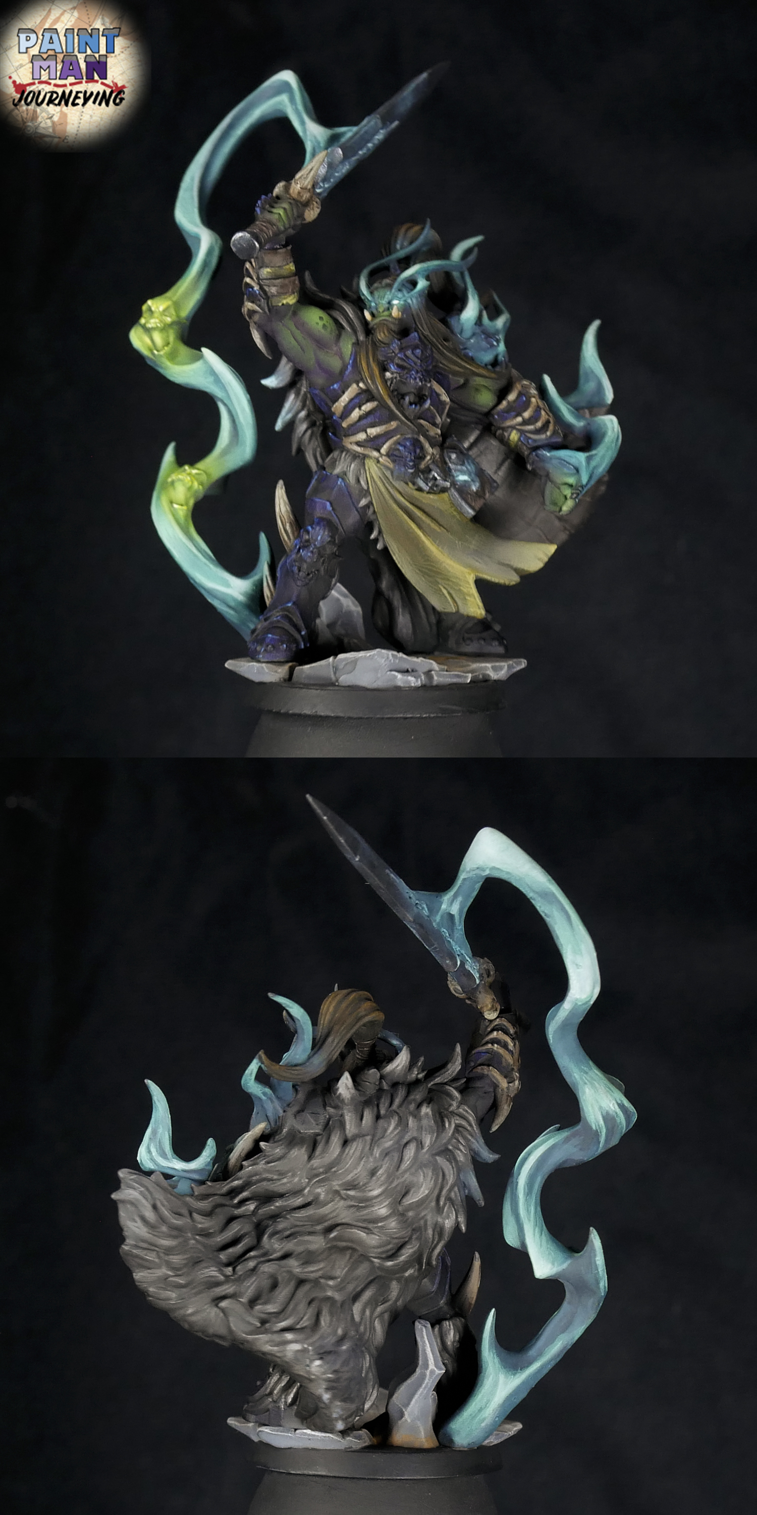 CoolMiniOrNot - Orc Necromancer by Paintman Journeying
