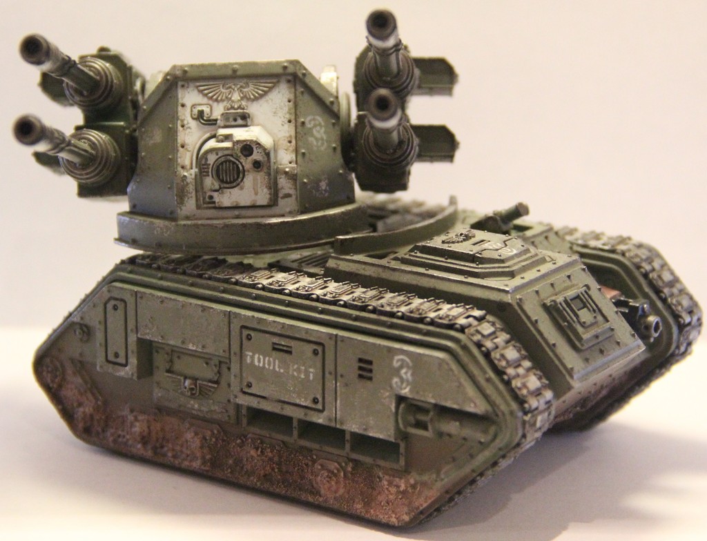 CoolMiniOrNot - Valhallan Wyvern Hydra Flak Tank by ManglerStudio
