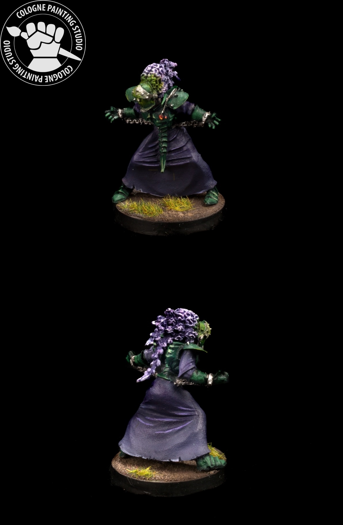 CoolMiniOrNot - Warhammer 40k Dark Eldar Medusae by cologne painting studio