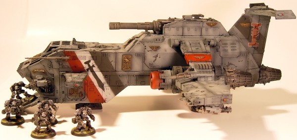 CoolMiniOrNot - Grey Knights ThunderHawk Gunship by Stiff Neck Studio