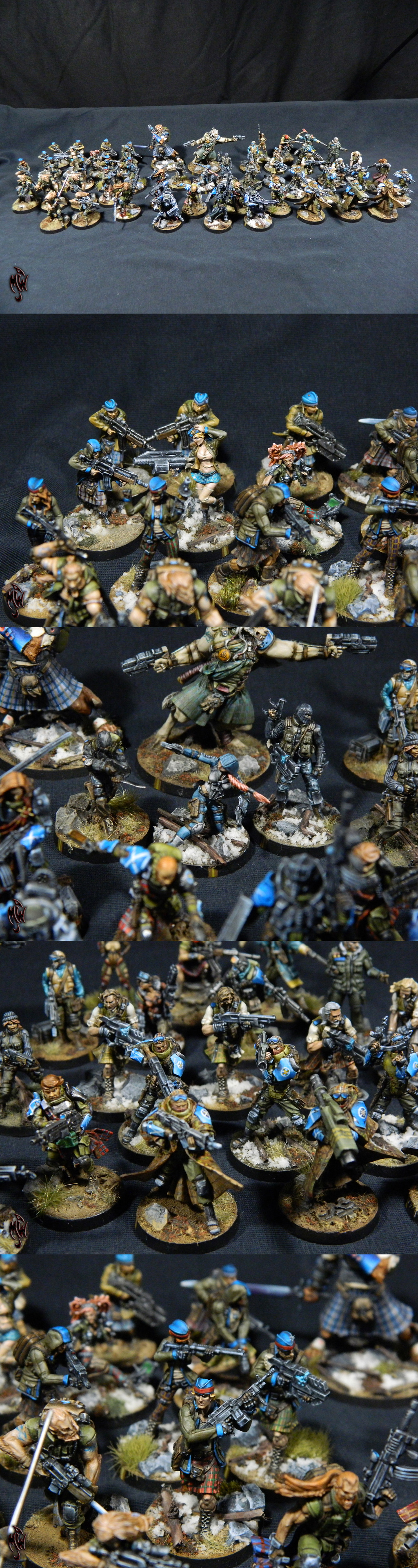 CoolMiniOrNot - Caledonian Highlander Army by Mr.Wednesday